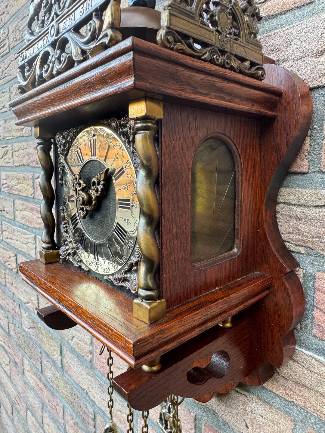 Zaanse Vintage Wall Clock From Zaandam, Holland With 8-day Movement ...