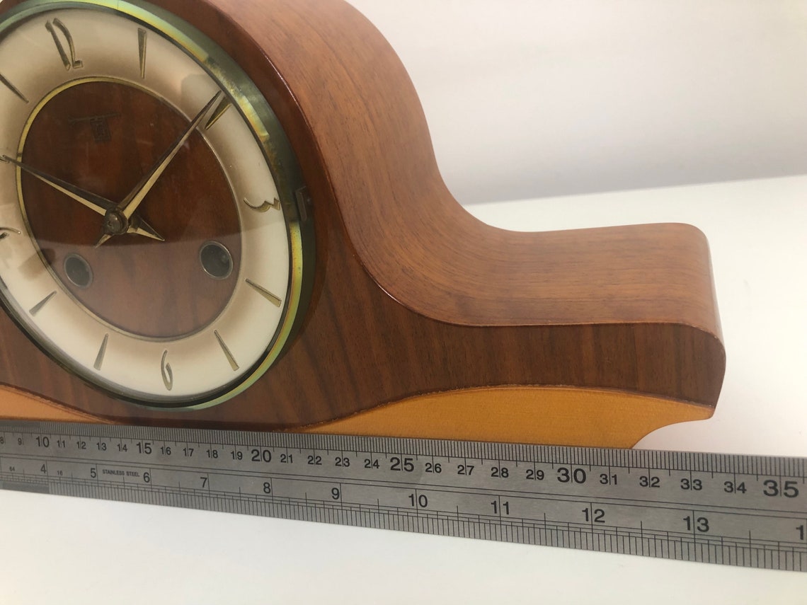 Rare Vintage Trumpet Chimney Mantel Clock 1960. - Etsy