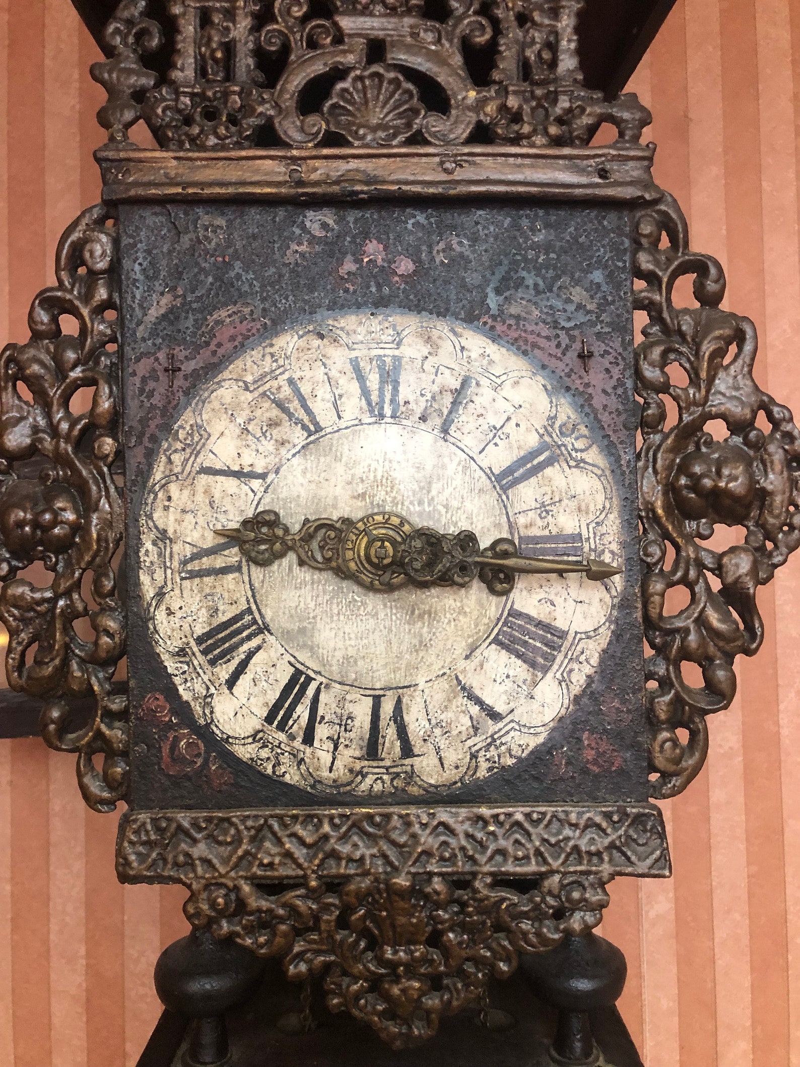 Antique Frisian Chair Clock, chair Clock Around 1800. Presumably ...