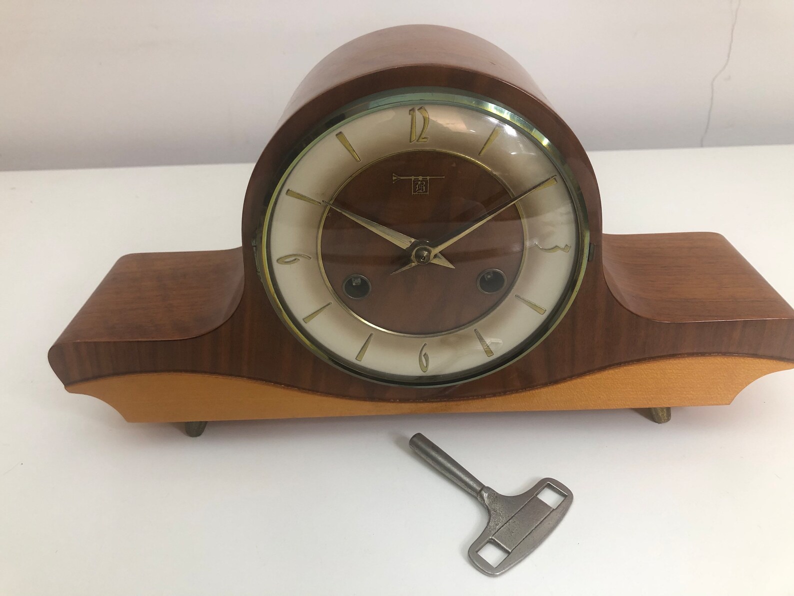 Rare Vintage Trumpet Chimney Mantel Clock 1960. - Etsy