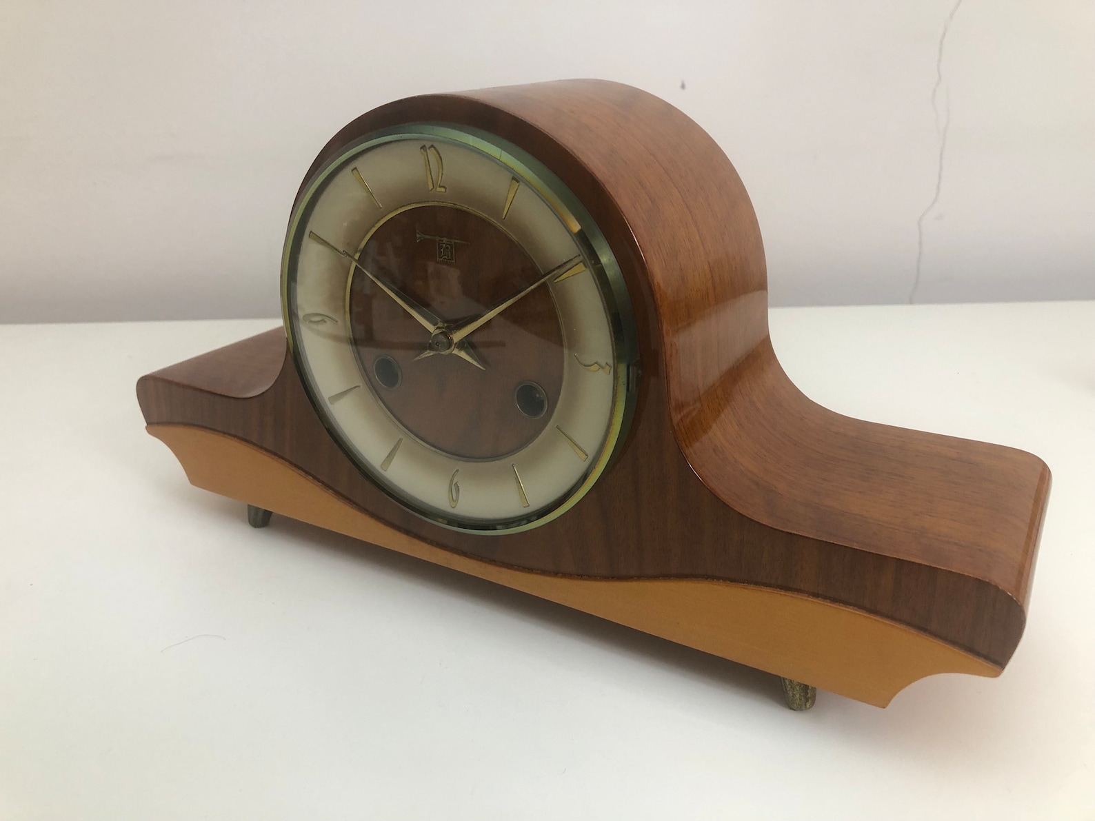 Rare Vintage Trumpet Chimney Mantel Clock 1960. - Etsy