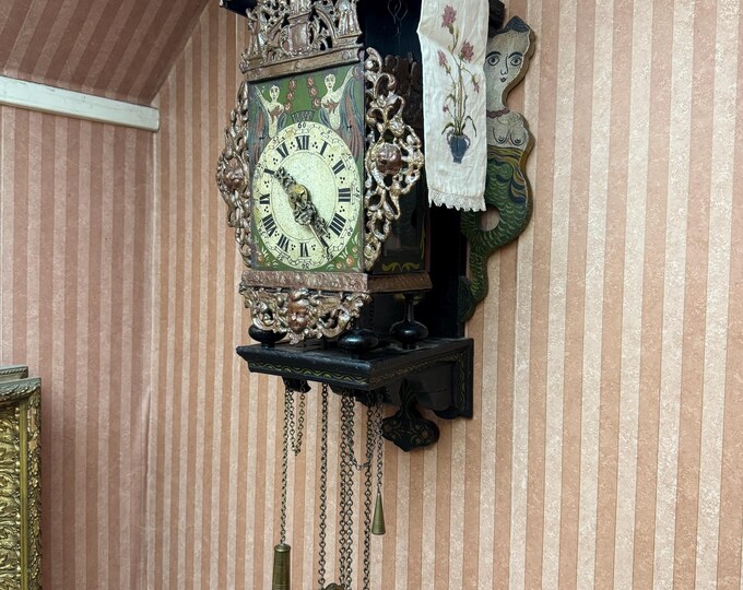 Antique Frisian Chair Clock, “chair Clock” Circa 1800. - Etsy