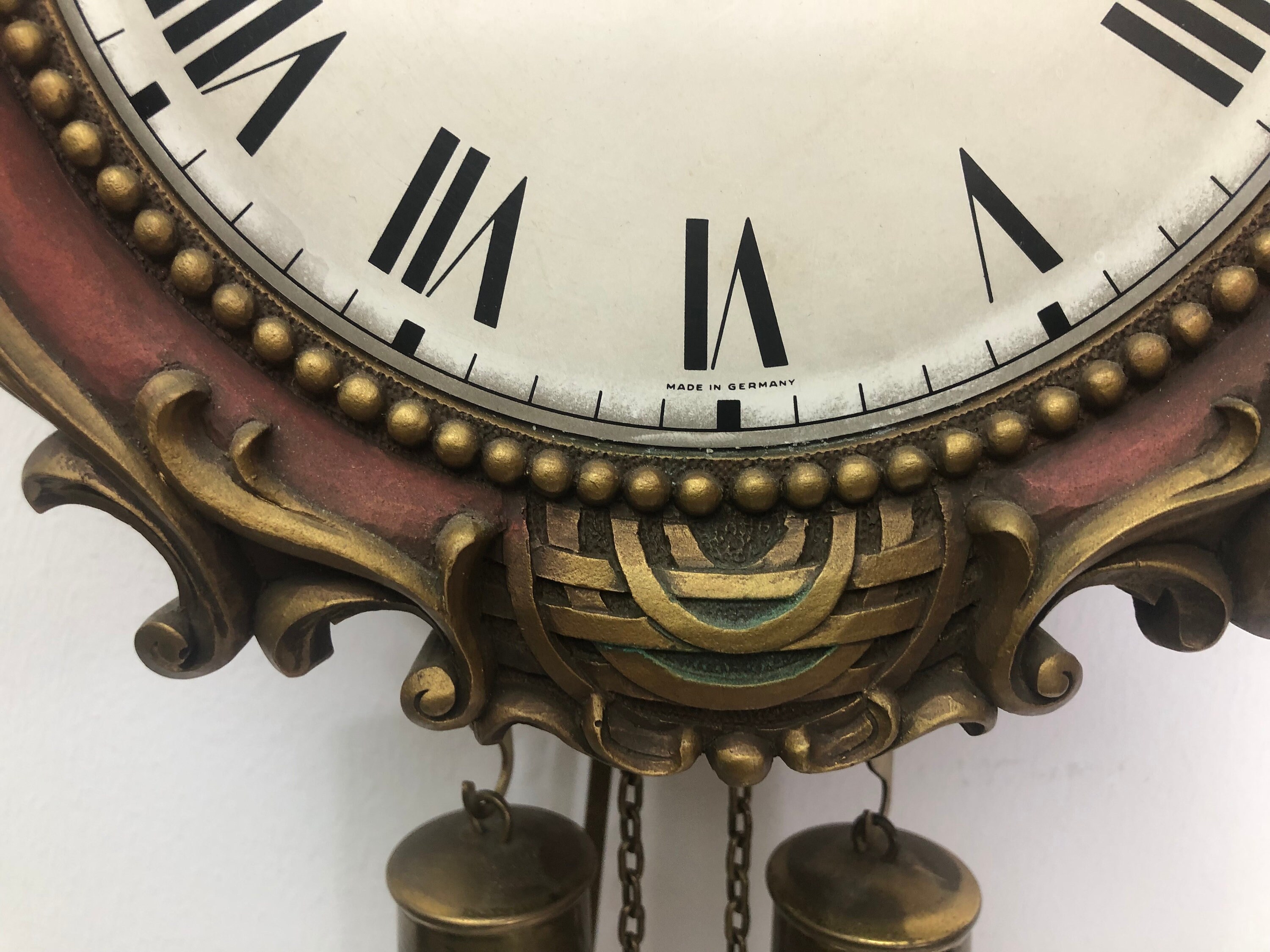 A Very Special E. Schmeckenbecher Wall Clock With Beautiful Wood ...
