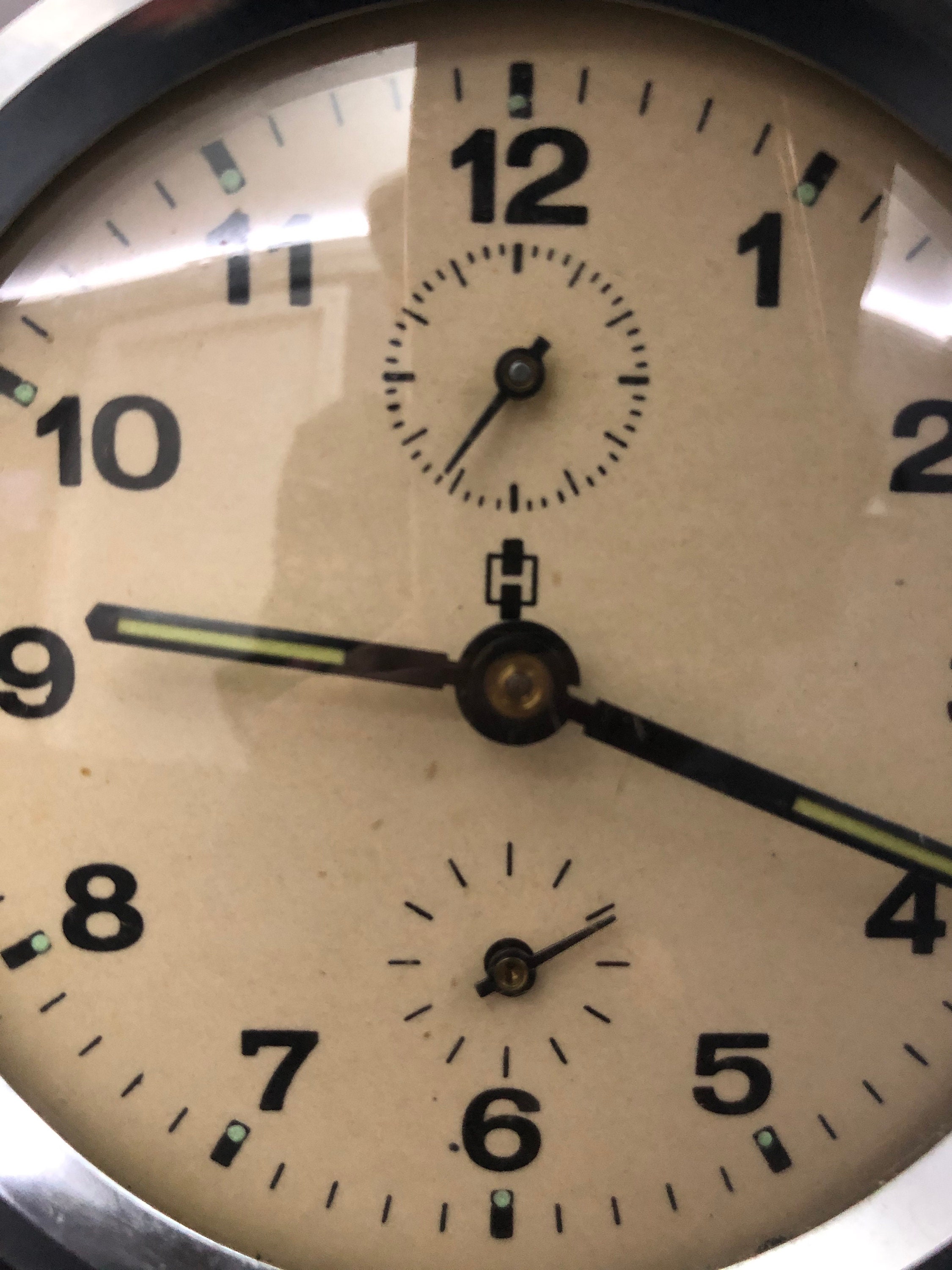 Vintage HEMA Alarm Clock With Second Hand 1960 - Etsy
