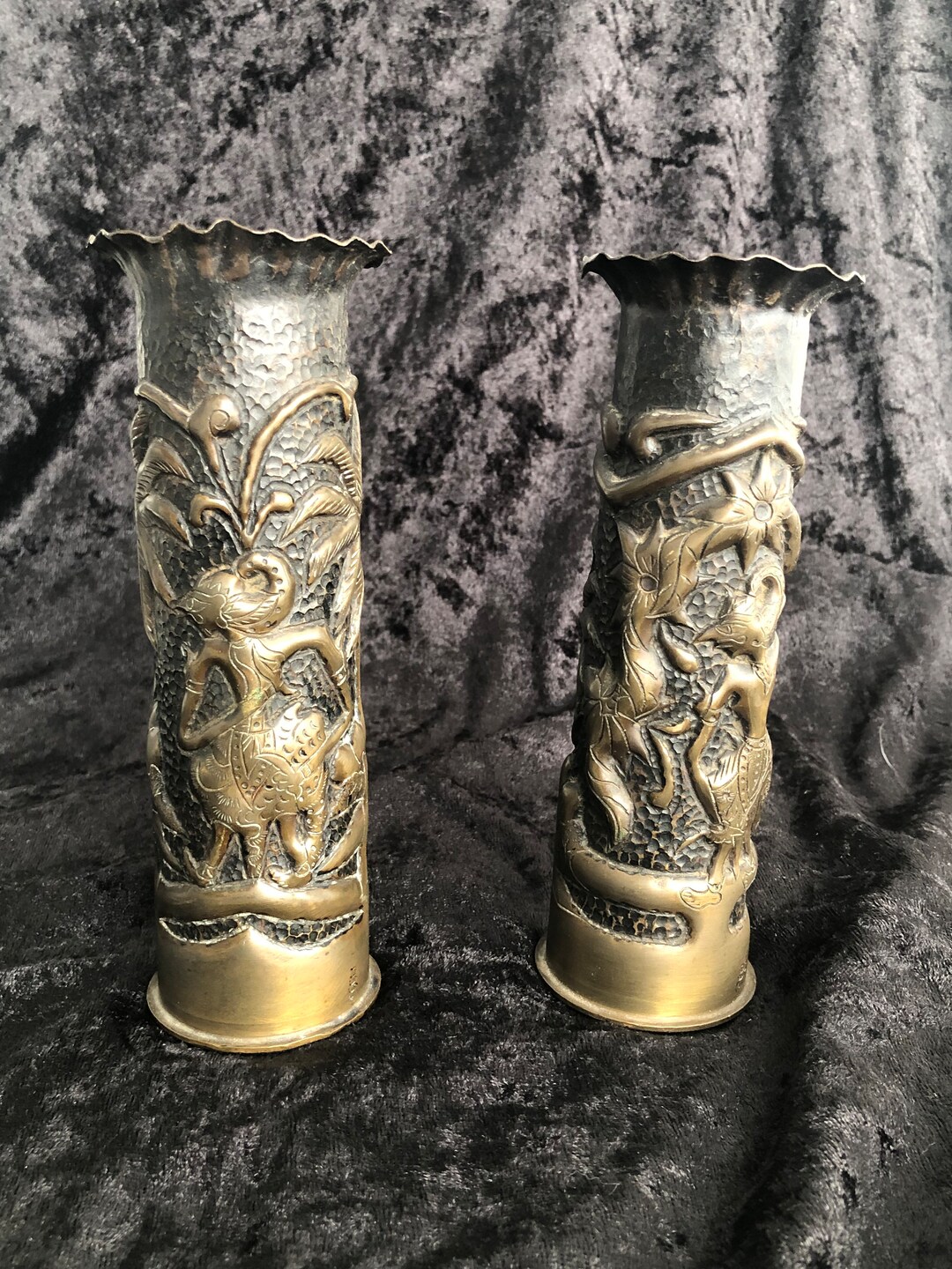 Battle of Java 1942 Trench Art Shell Casings Lamps. - Etsy