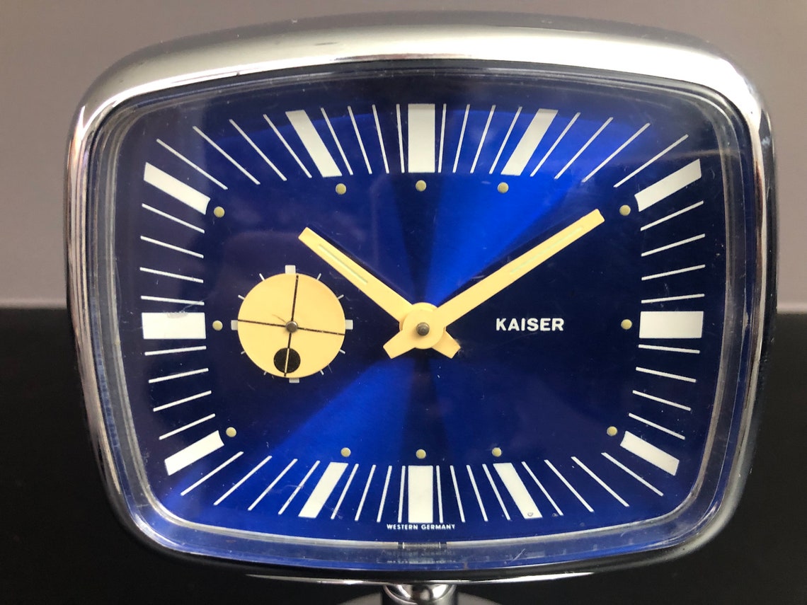 Space Age KAISER Table Clock, Alarm Clock From Germany. Collectible ...