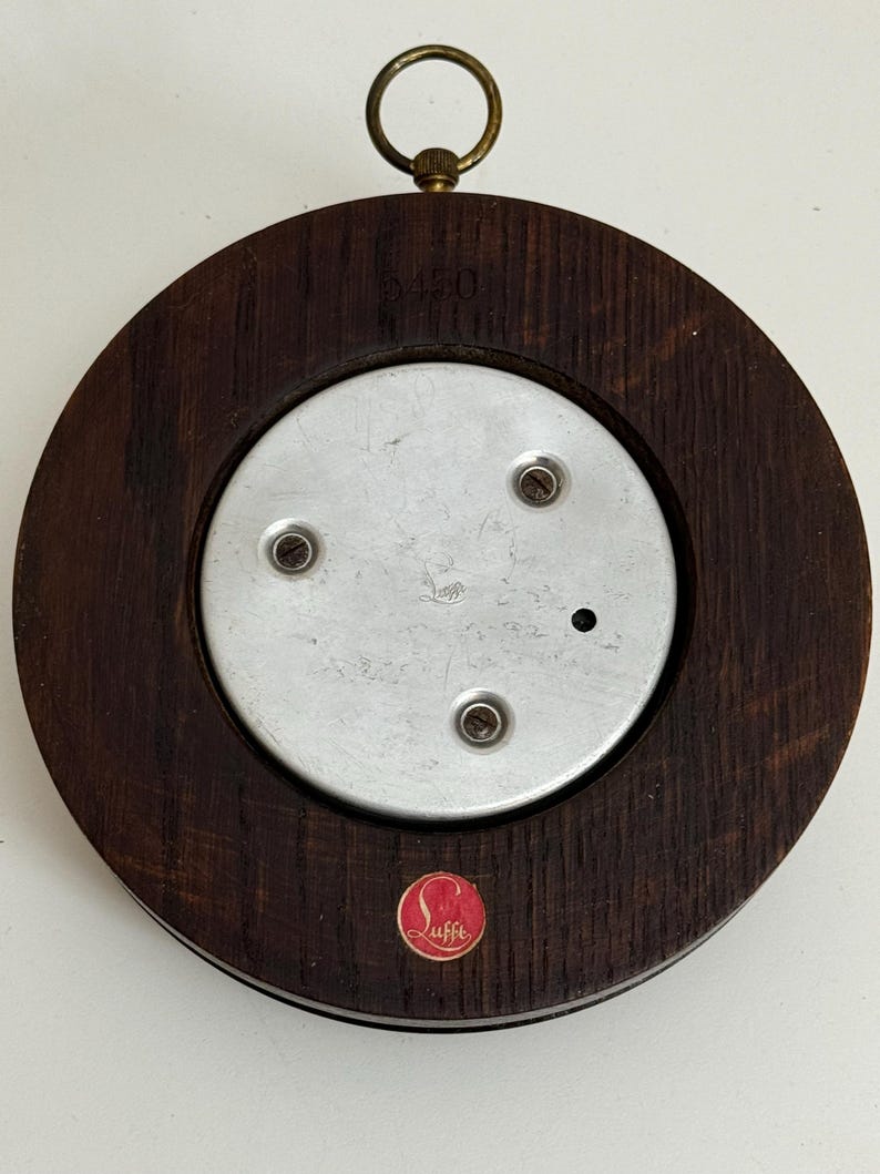 Vintage Oak Barometer From the 1960s by Lufft. - Etsy
