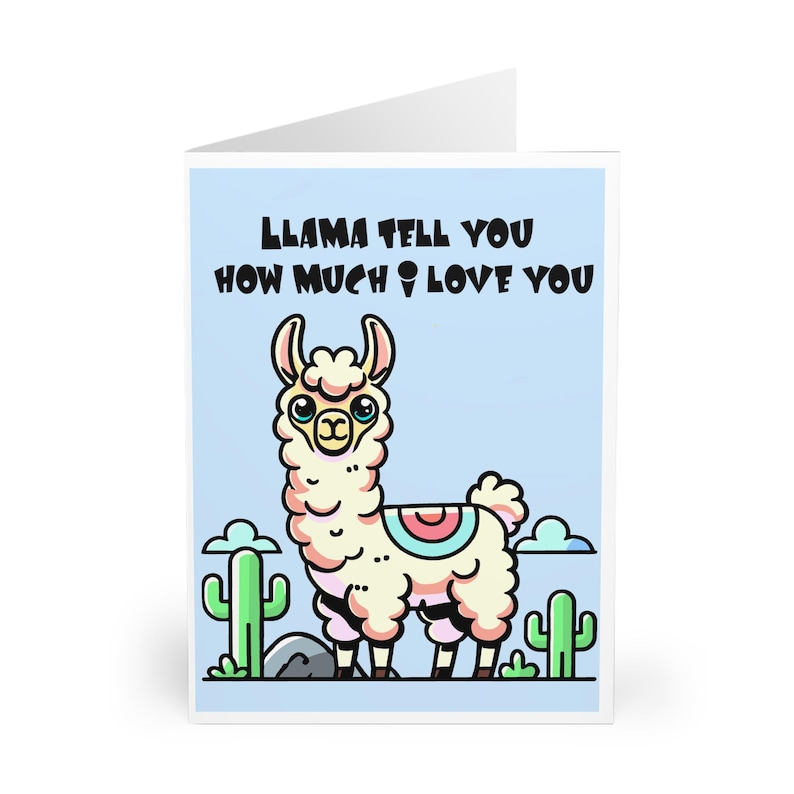 Llama Tell You About How Much I Love You Funny Birthdays ...