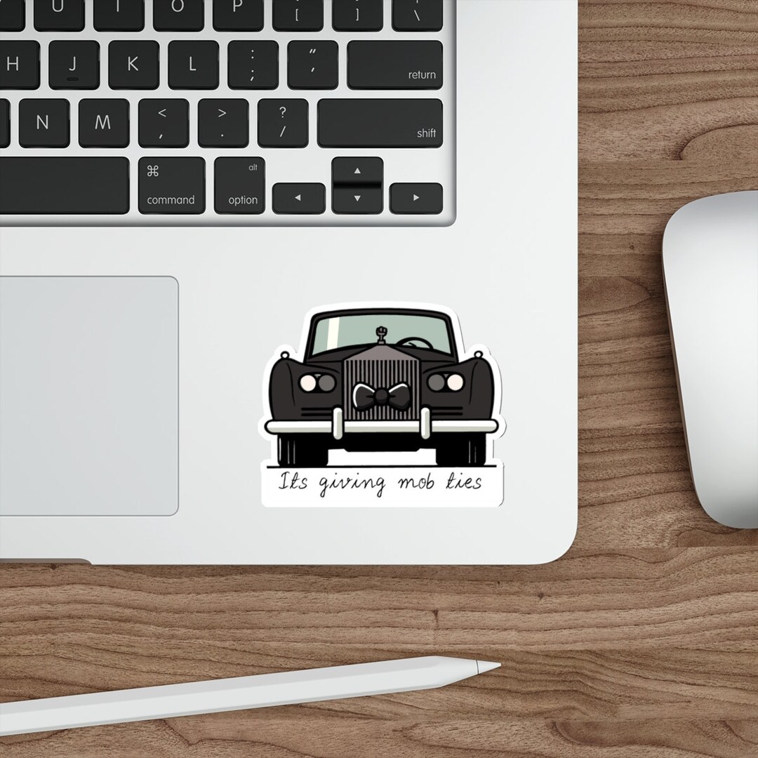 WATERPROOF STICKER Its Giving Mob Ties Rolls Sticker | Perfect for ...