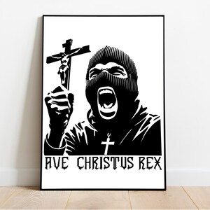 Ave Christus Rex Poster - Etsy
