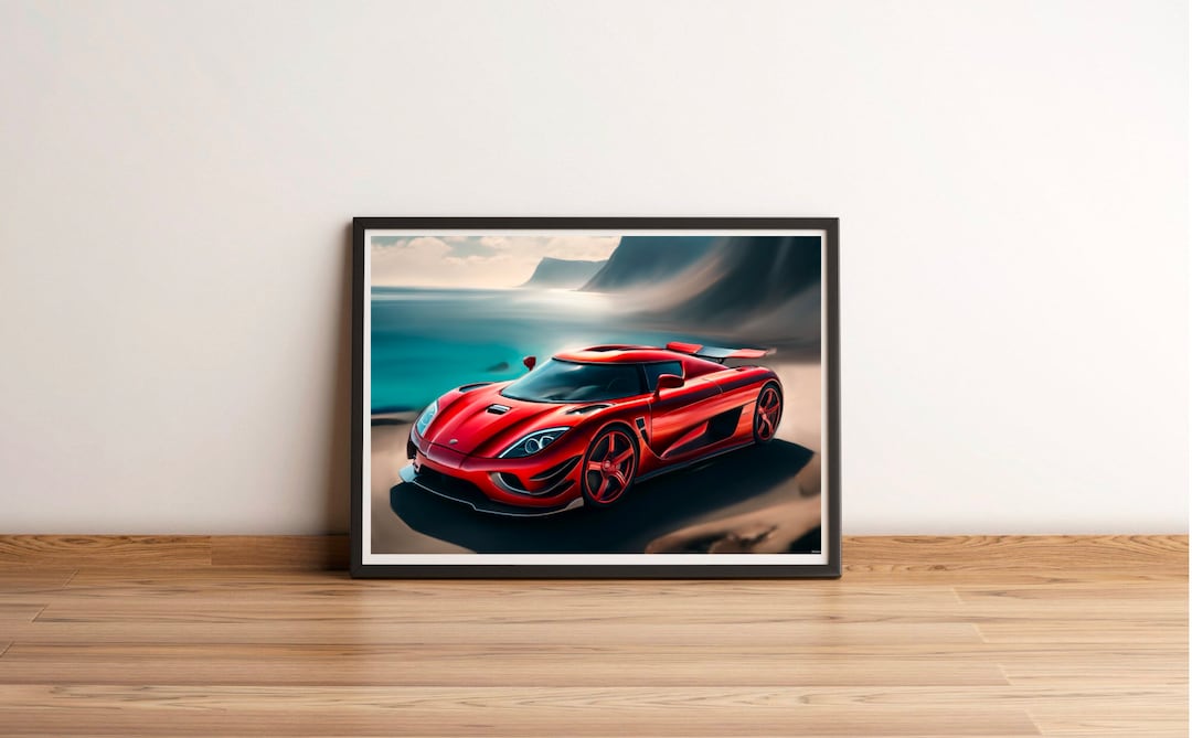Supercar Luxury Art Print A4 A3 A5 Sizes High Glossy/matte Finish ...