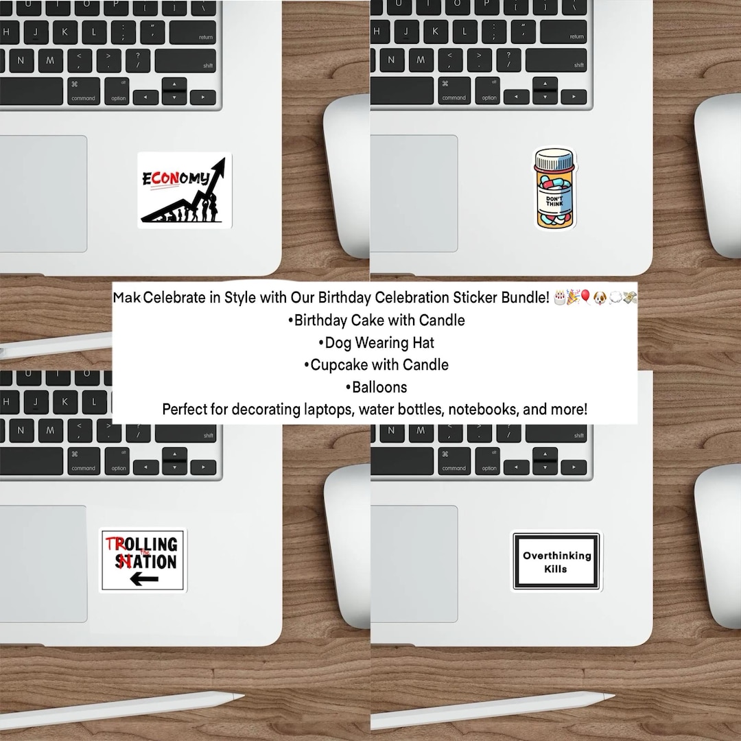 Edgy and Thought Provoking Sticker Bundle Fun and Fresh Vinyl Stickers ...