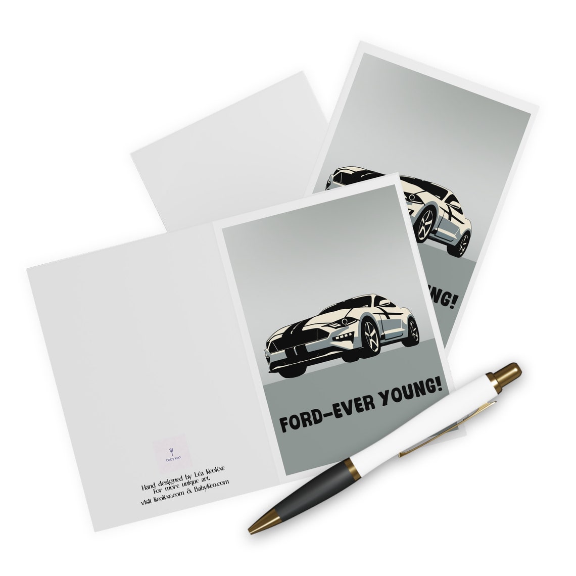 Ford-ever Young Greeting Card | Mustang Birthday or Just Because ...