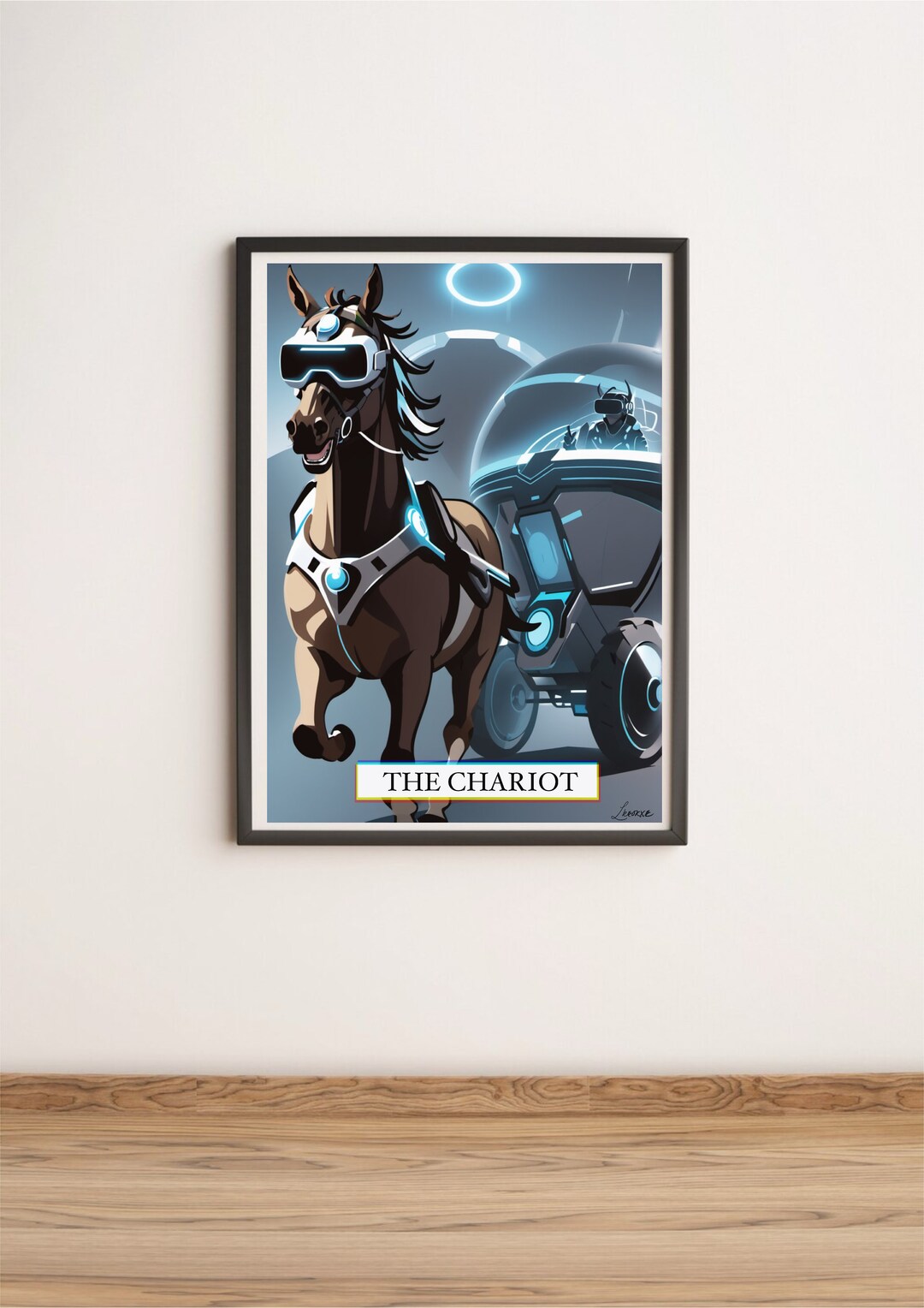 Modern Tech Chariot Print A4 A3 A5 Sizes High Glossy/matte Finish ...