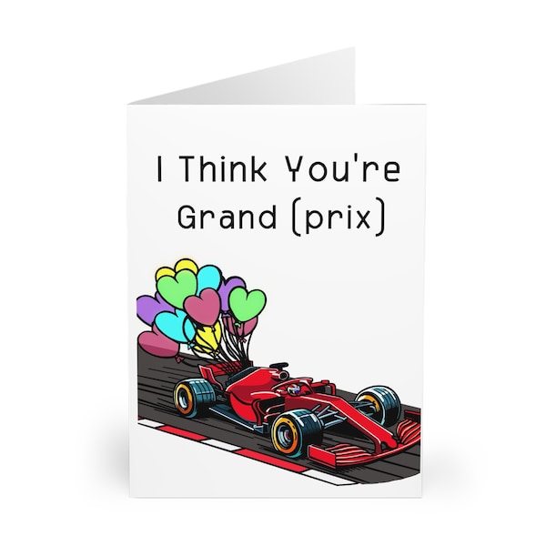F1 Birthday Card - Etsy