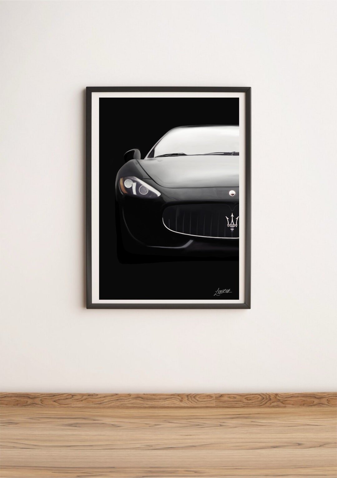 Luxury Car Maserati Print A4 A3 A5 Sizes High Glossy/matte - Etsy