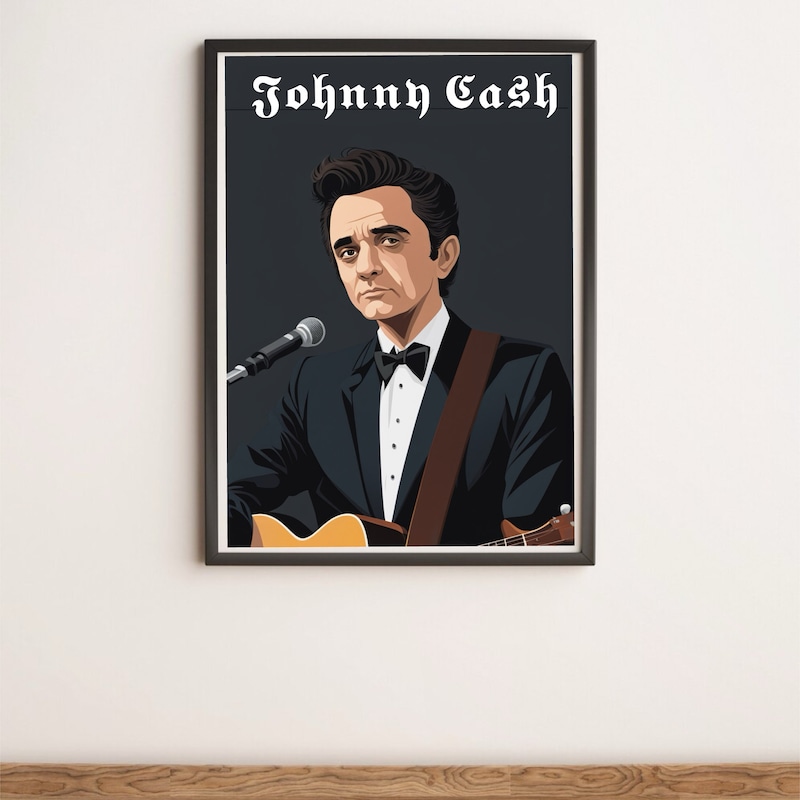 Johnny Cash Poster - Etsy