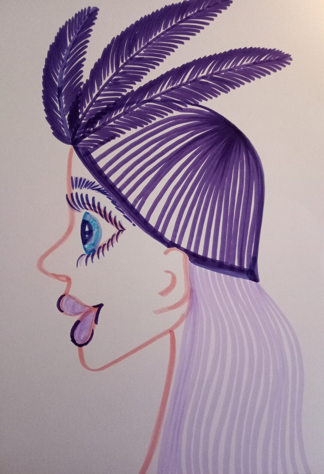 Drawing: A Warrior. - Etsy