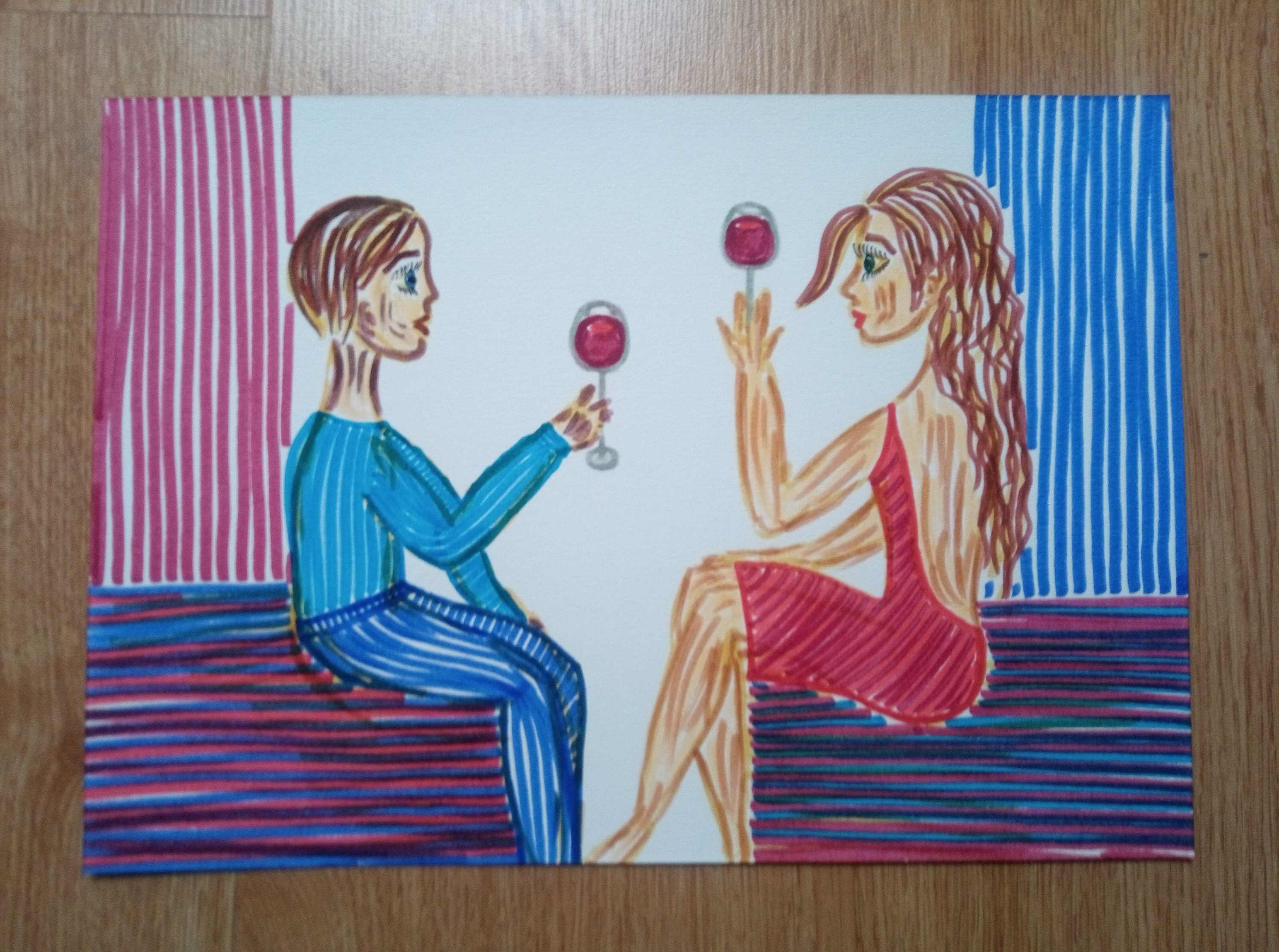 Drawing: Seduction Game. - Etsy