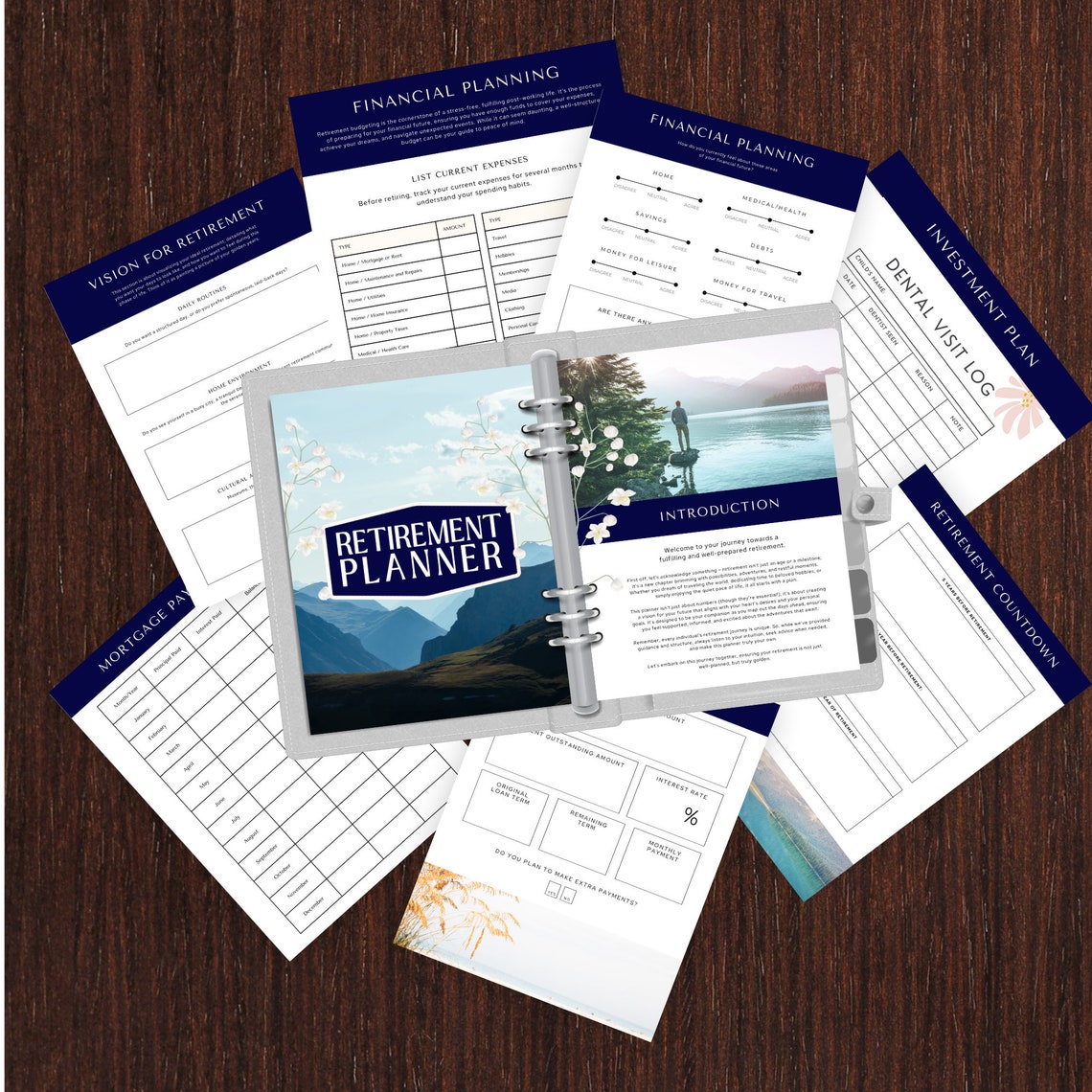Retirement Planner Printable Define Retirement Vision Prompts ...