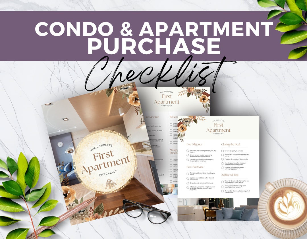 Checklist for Buying an Apartment or Condo, Moving New Home Planner ...
