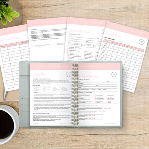 Nail Tech Form Bundle for Manicure and Pedicures, Manicure Consultation ...