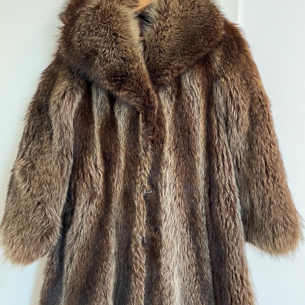 Red Fox Fur Coat - Etsy