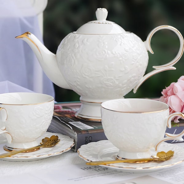 Coffee and Tea Set - Etsy