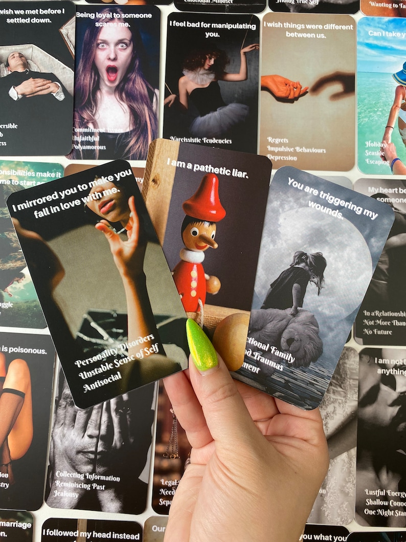 Love Triangle Oracle Deck: Relationship Clarity Cards - Etsy
