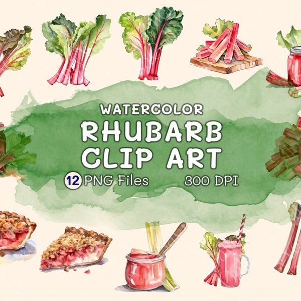 Rhubarb - Etsy