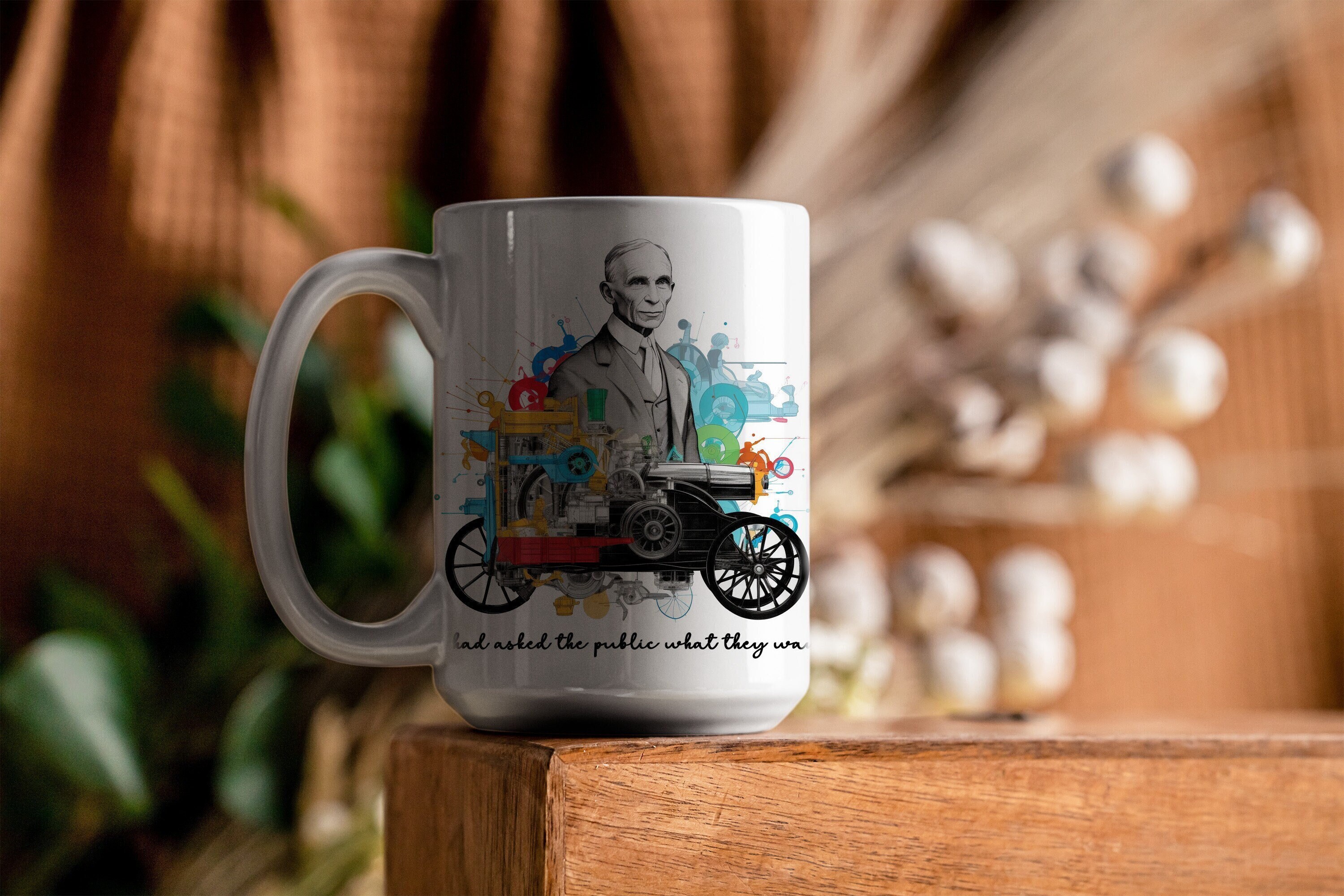 Henry Ford think Outside the Horse Coffee Mug Innovation Inspiration - Etsy