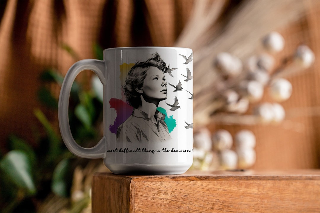 Amelia Earhart "take Flight" Inspirational Coffee Mug | Pioneers ...