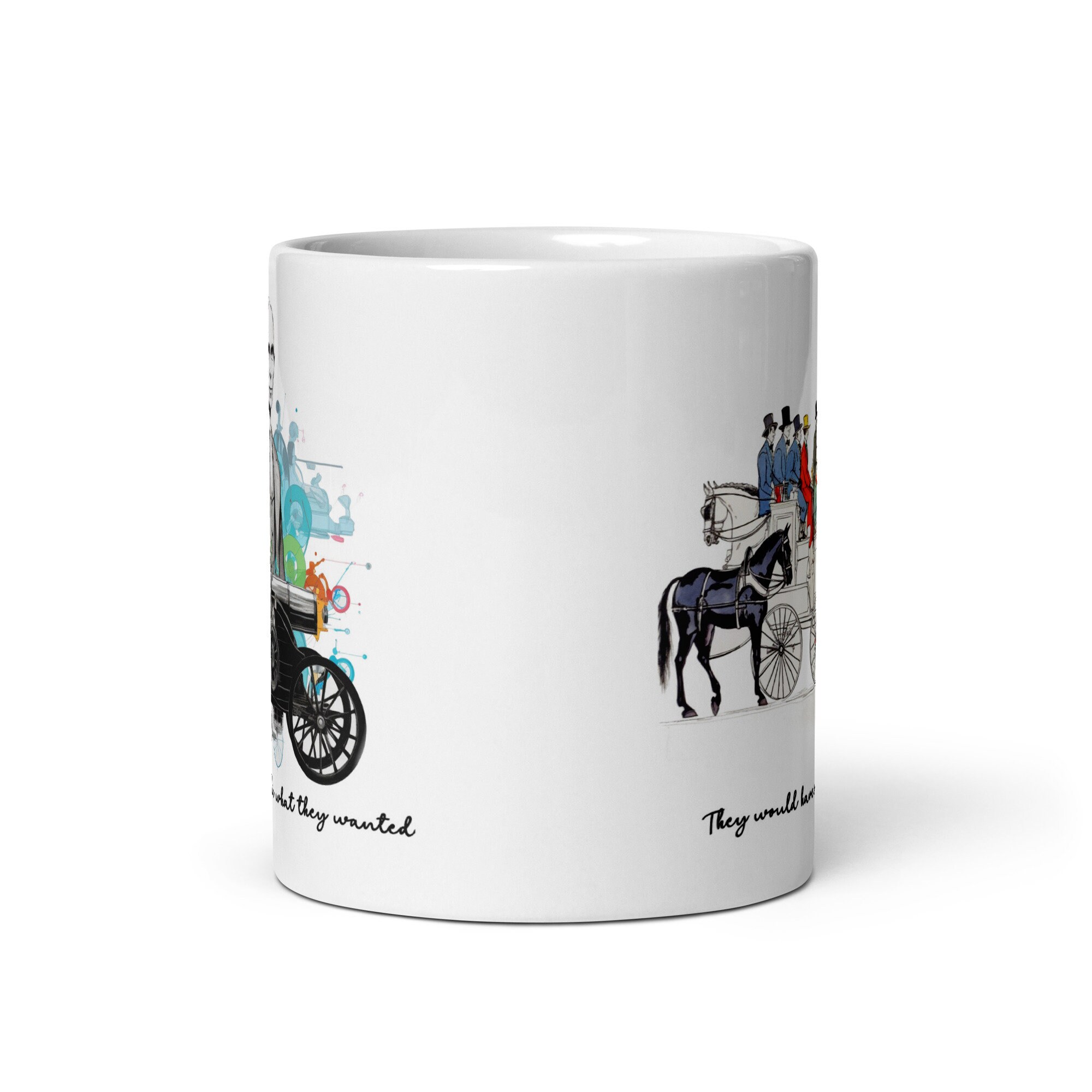 Henry Ford think Outside the Horse Coffee Mug Innovation Inspiration - Etsy