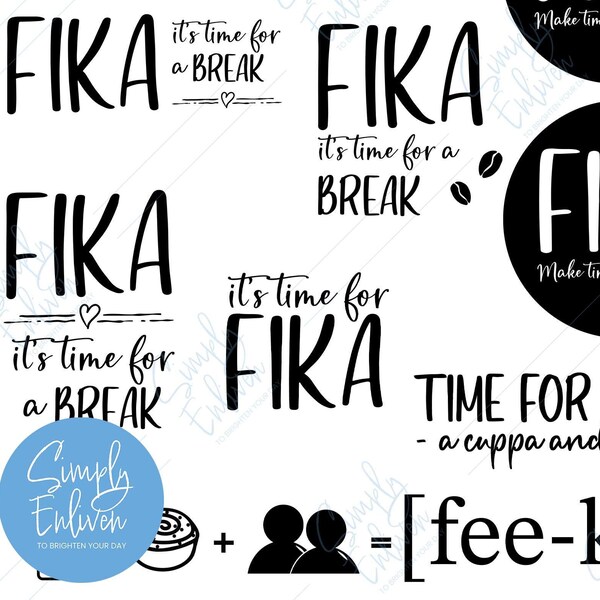 Fika Svg - Etsy