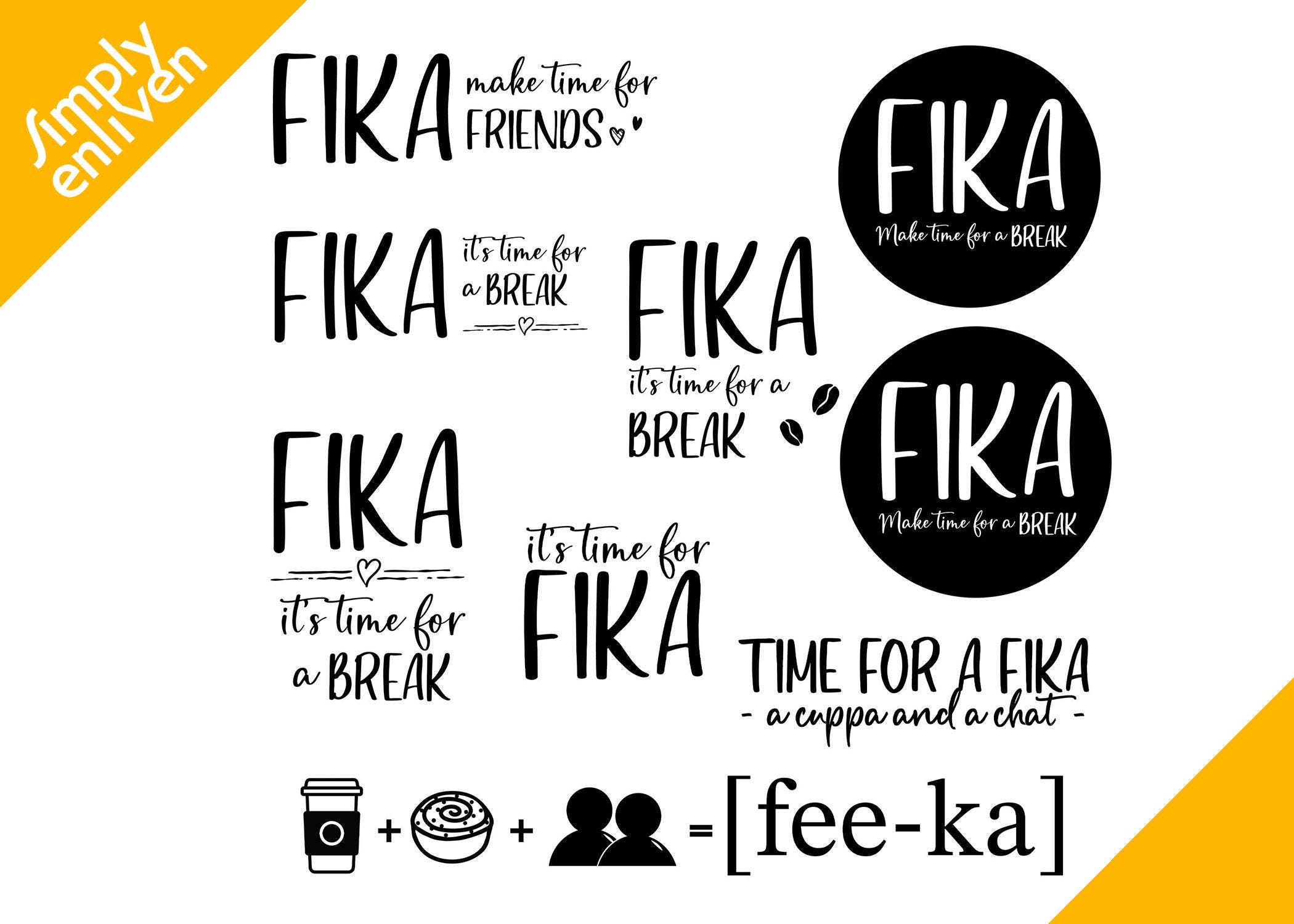 Fika Bundle / SVG, EPS, PNG - Etsy