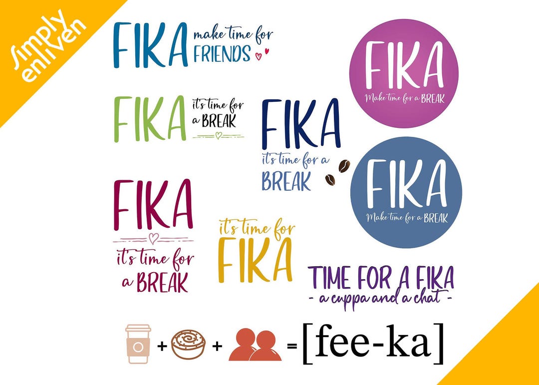 Fika Bundle / SVG, EPS, PNG - Etsy