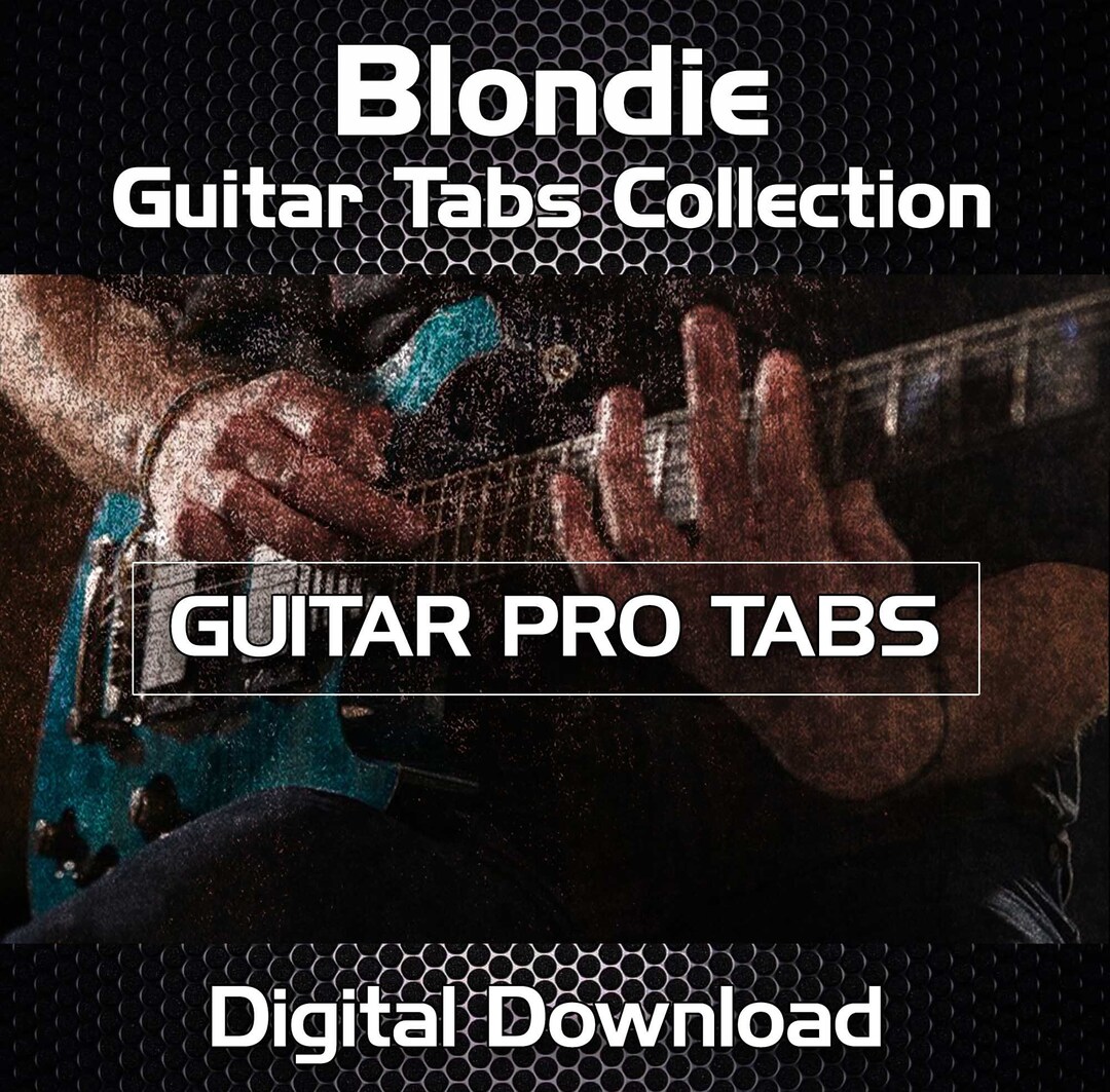 Tablature Guitare Pop Rock Blondie Leçons Tablature Etsy France