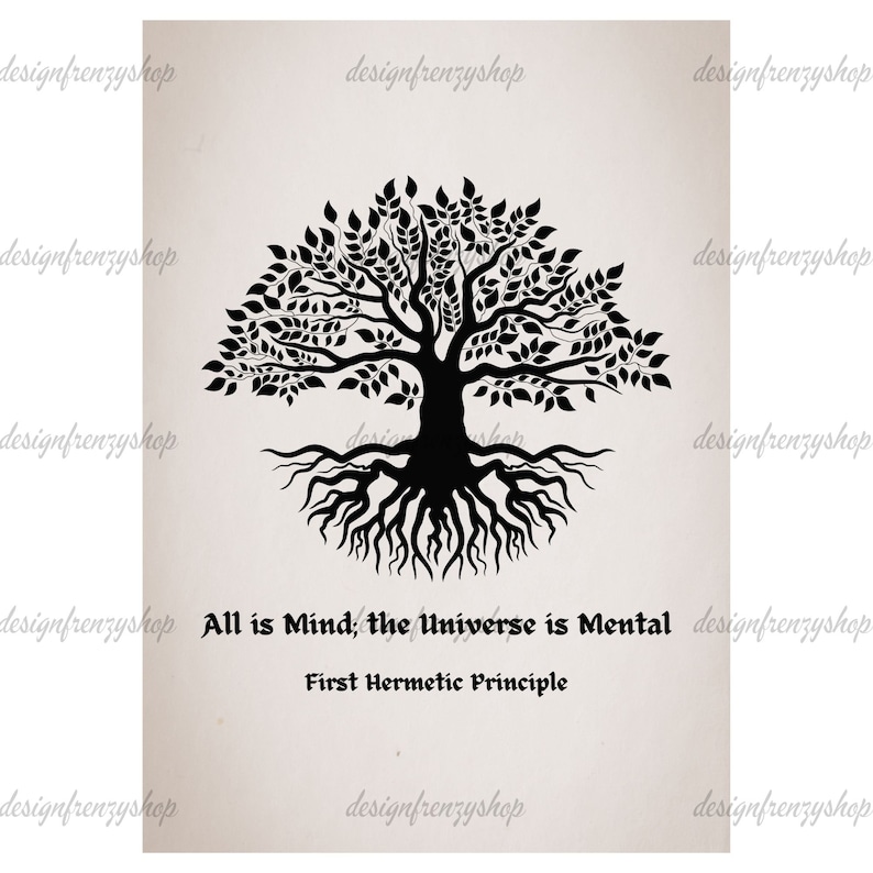 Hermetic Principles Set of 7 Printable Wall Art Alchemy Mystical Poster ...