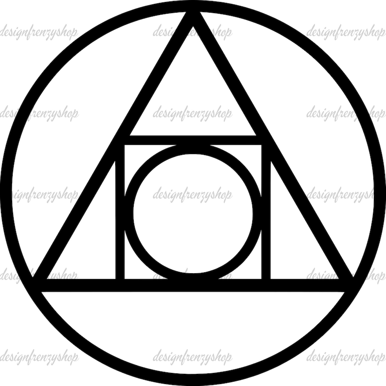 Great Hermetic Seal SVG Alchemical Sigil of Light Symbol Alchemy Sign ...