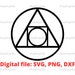 Great Hermetic Seal SVG Alchemical Sigil of Light Symbol Alchemy Sign ...