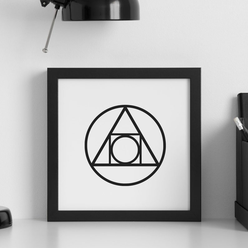 Great Hermetic Seal SVG Alchemical Sigil of Light Symbol Alchemy Sign ...