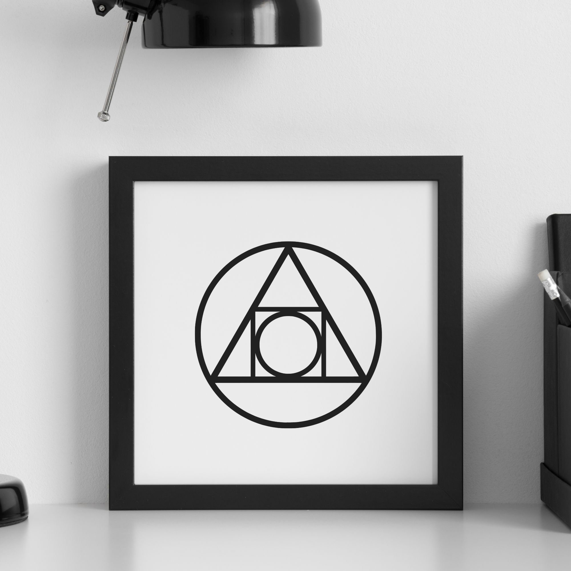 Great Hermetic Seal SVG Alchemical Sigil of Light Symbol Alchemy Sign ...