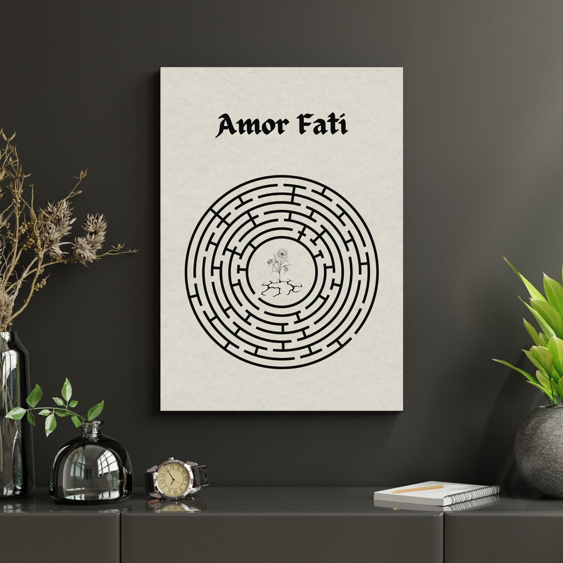 Amor Fati Printable Wall Art Latin Quote Graphic Poster Love Fate Jpg ...