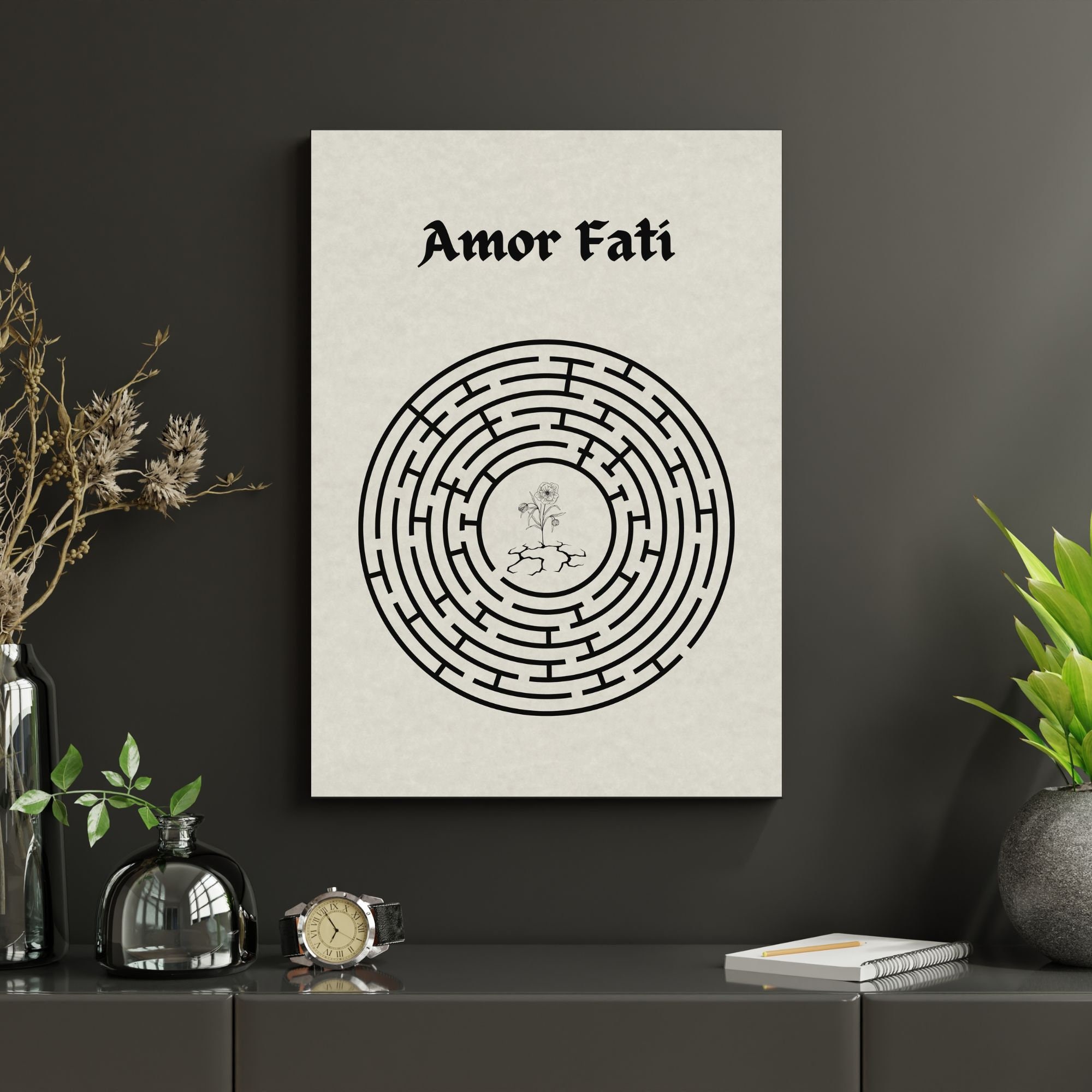 Amor Fati Printable Wall Art Latin Quote Graphic Poster Love Fate Jpg ...