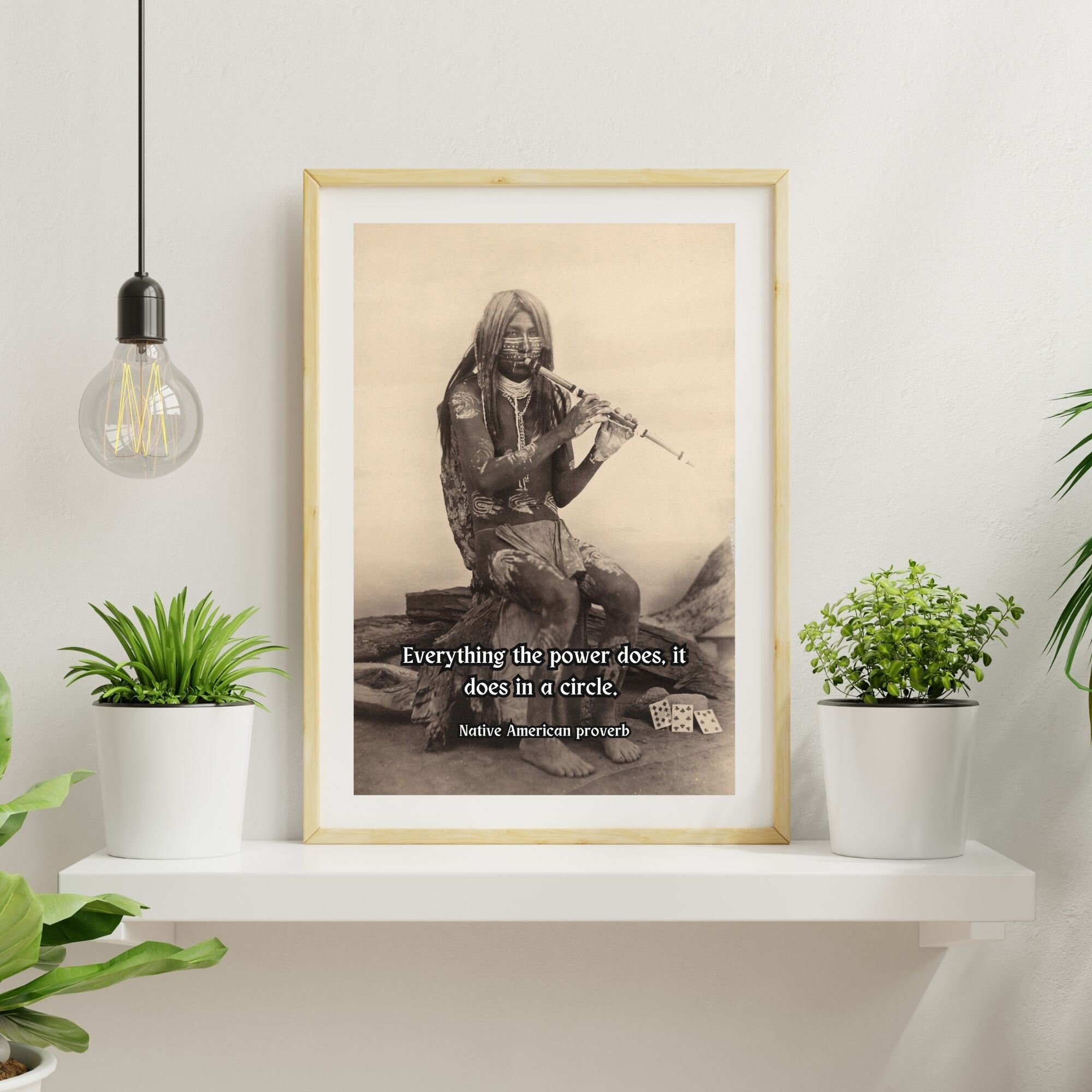 Native American Philosophy Quote Printable Wall Art Indian Ethnic ...