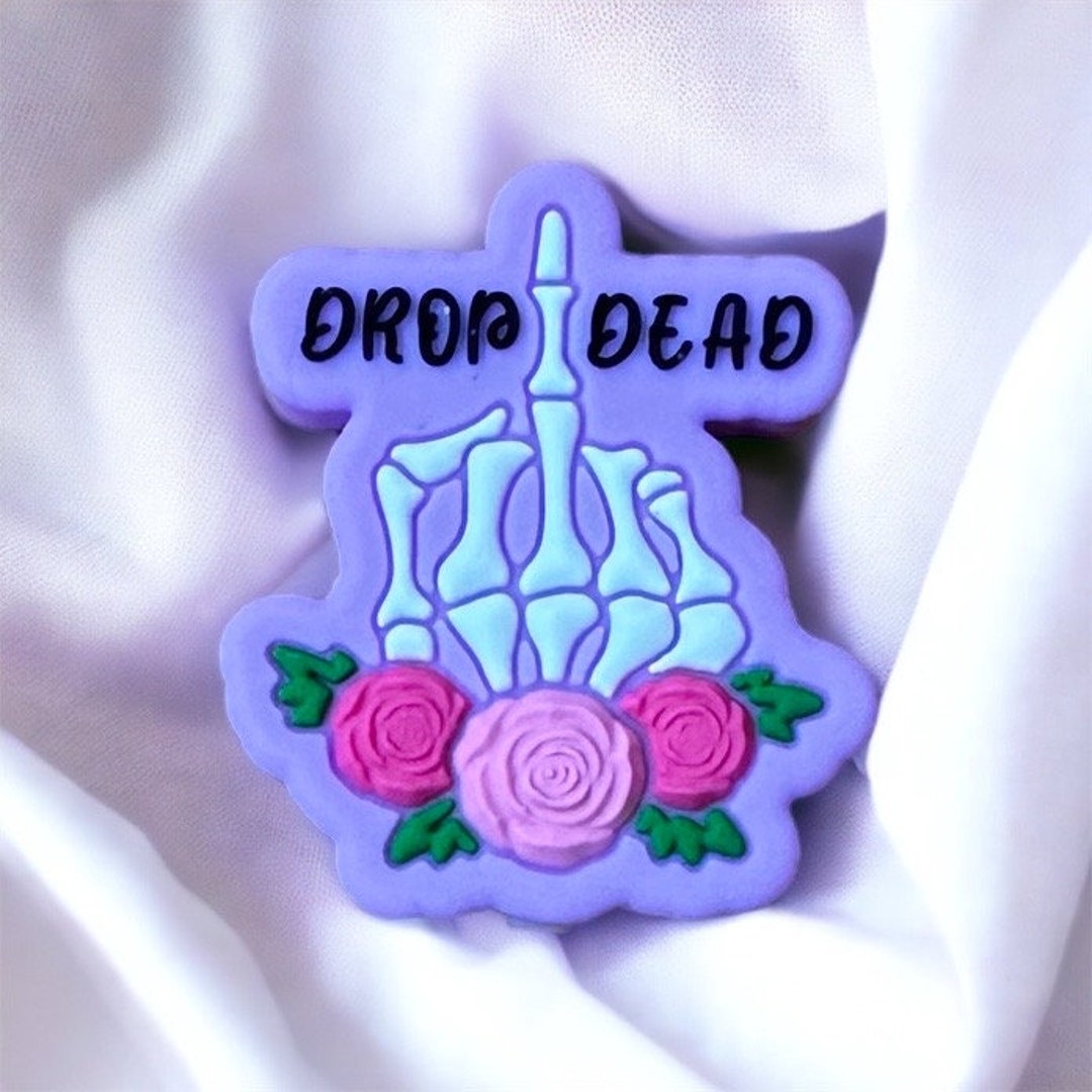 Drop Dead Silicone Focal Beads, Loose Beads, Silicone Beads, Focal ...