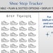 Steps Tracker | Printable Steps Tracker | Digital Steps Tracker ...