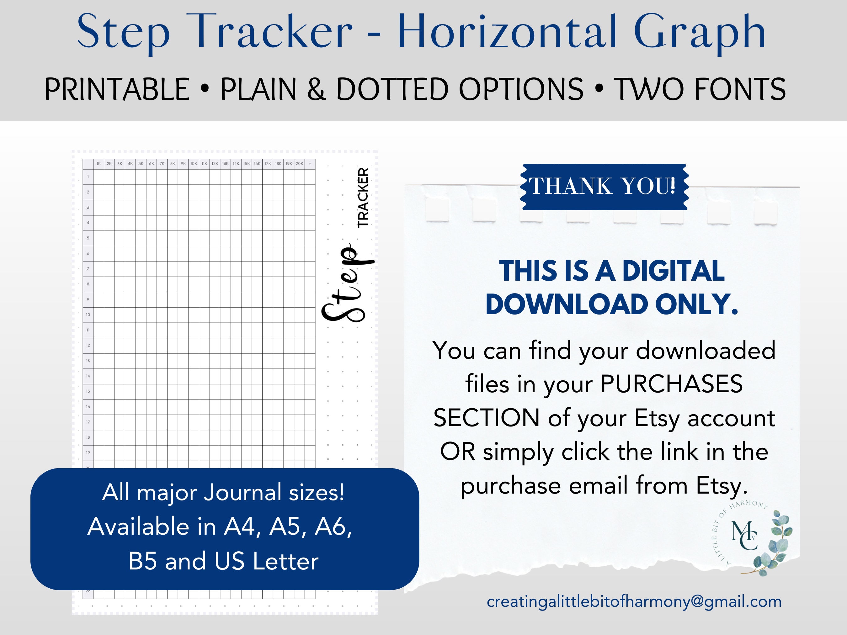 Steps Tracker Printable Steps Tracker Digital Steps Tracker Monthly ...