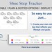 Steps Tracker | Printable Steps Tracker | Digital Steps Tracker ...