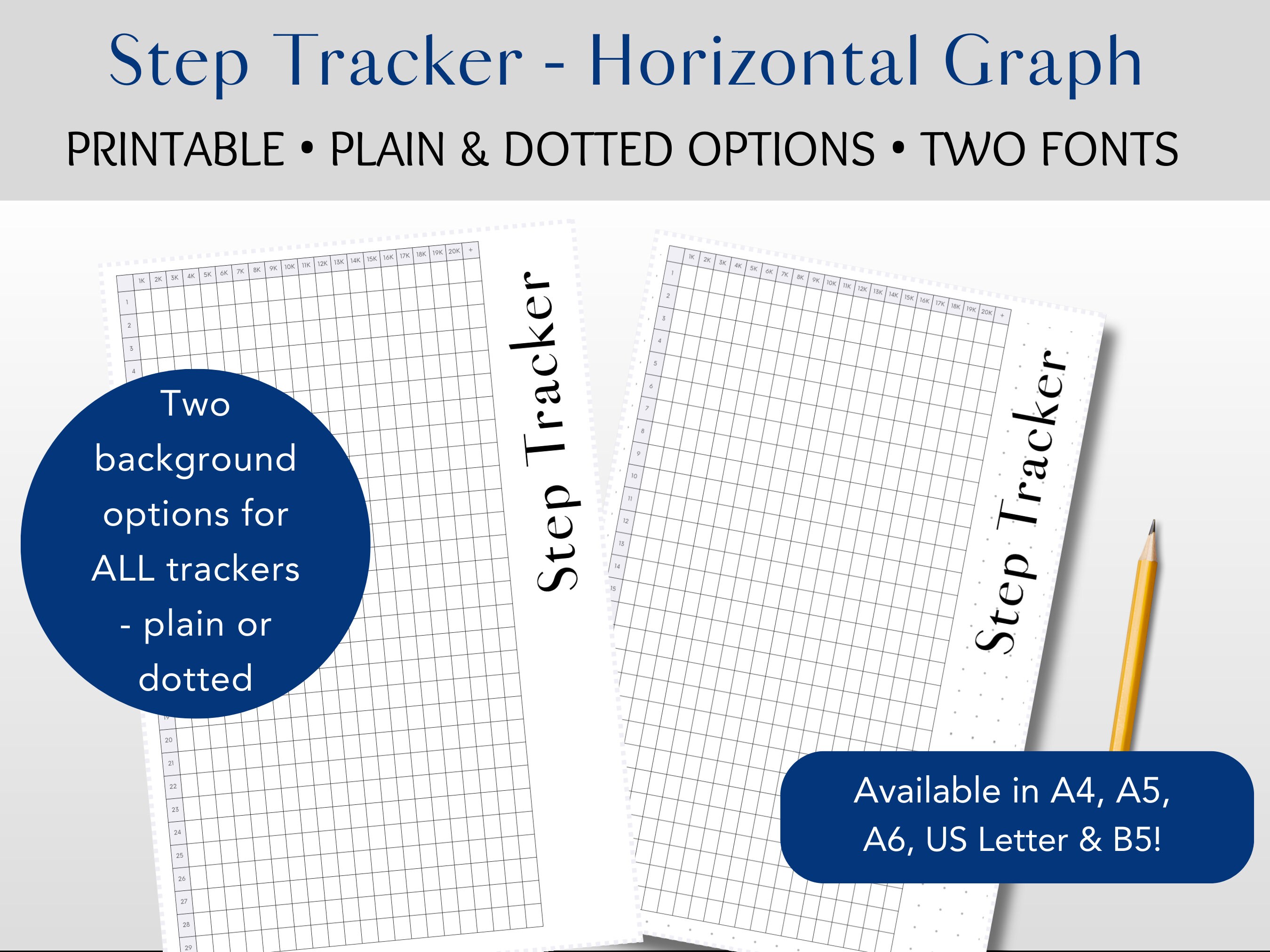 Steps Tracker Printable Steps Tracker Digital Steps Tracker Monthly ...